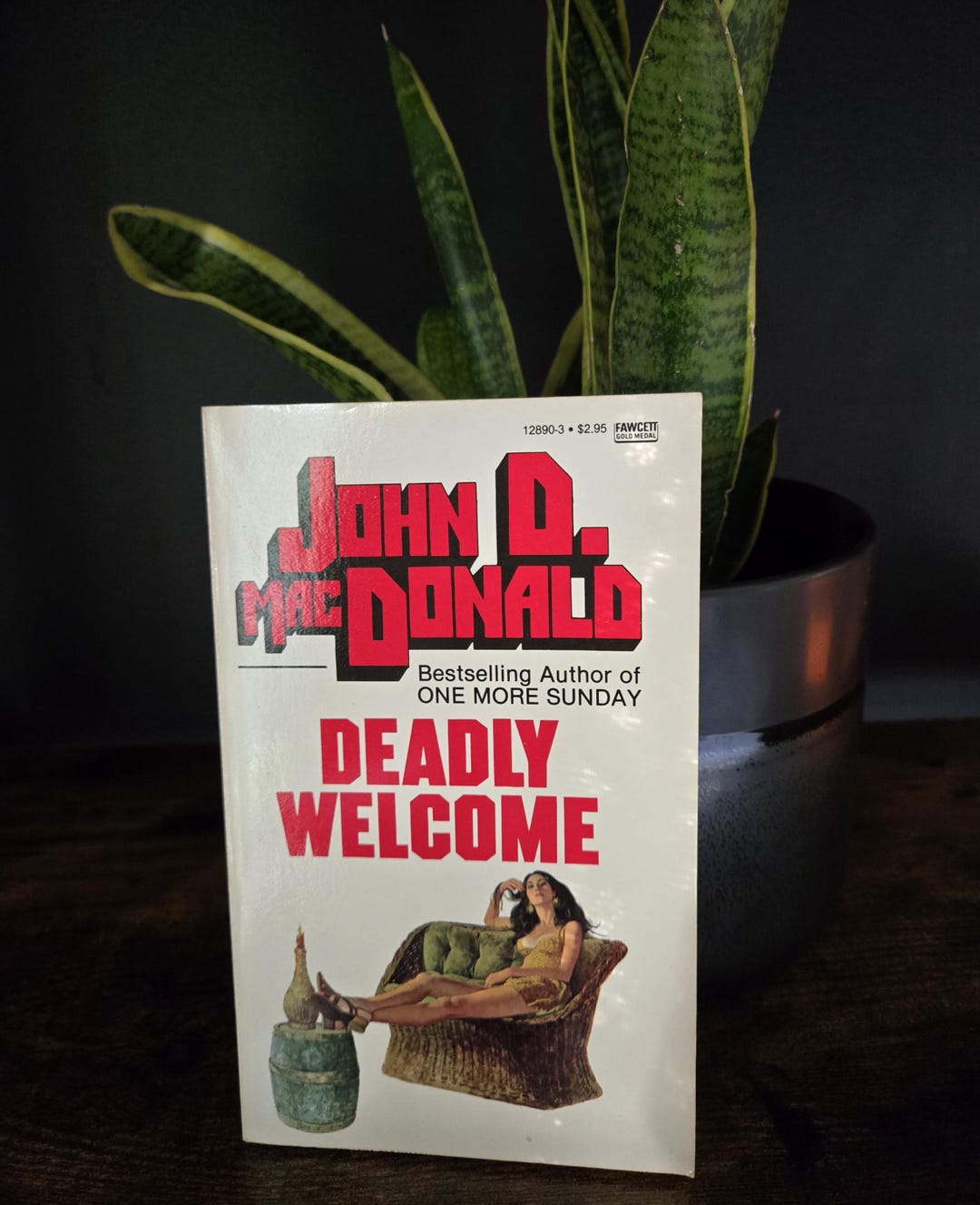 Vintage 1985 John D Macdonald Pulp Fiction Paperback Deadly Welcome - Etsy