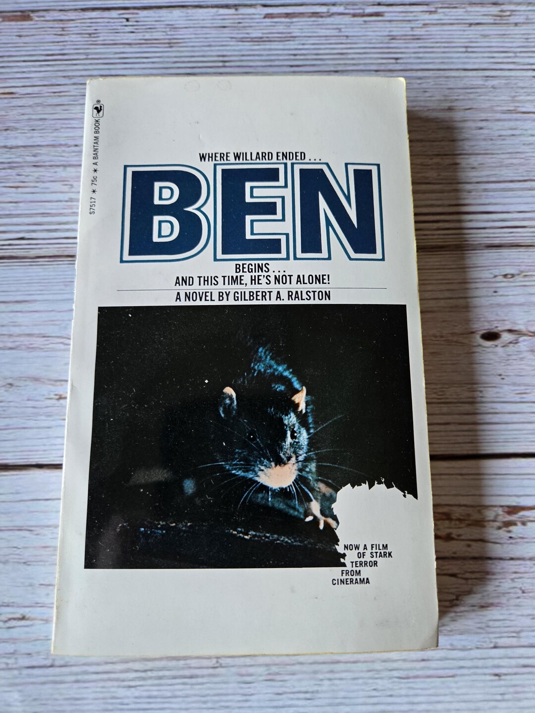 Ben by Gilbert A. Ralston - 1972 Vintage Horror Movie Tie-in Paperback ...