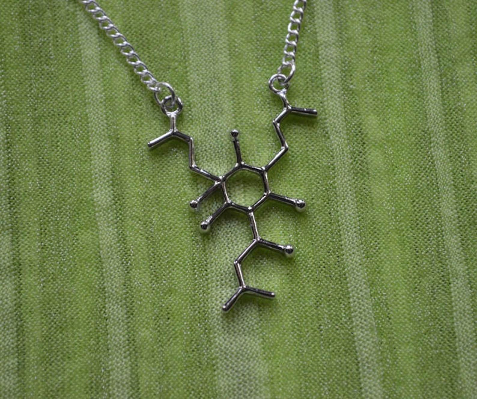 Biolojewelry Humulone Beer Hops Molecule Science Biology | Etsy
