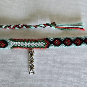 Biolojewelry - Woven Thread DNA Double Helix Science Biology Chemistry ...
