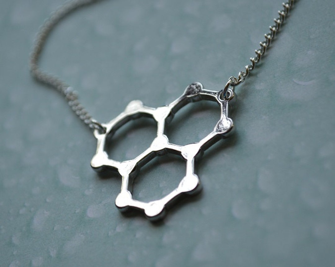 Biolojewelry - H2O Water Molecule Science Biology Chemistry Necklace - Etsy