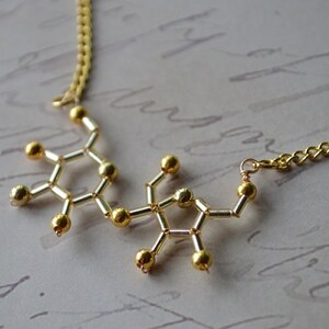 Biolojewelry - Sugar Molecule Biology Chemistry Science Necklace - Etsy