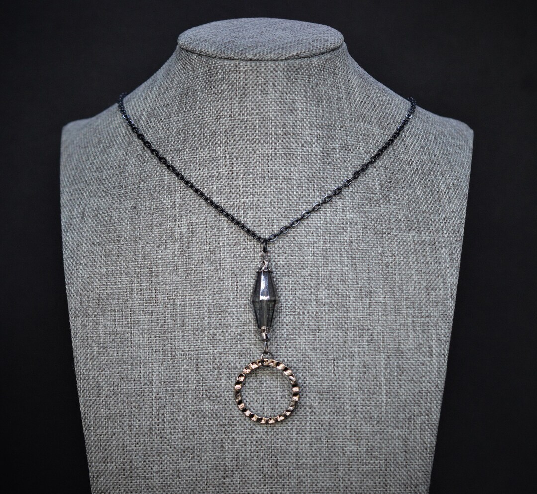 Biolojewelry - Dark Aesthetic Goth Spooky Occult Theme Necklace - Etsy