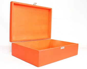 Orange Storage Box - Etsy