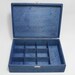 10 Compartments Blue Wooden Tea Box / Blue Storage Box / Wooden ...