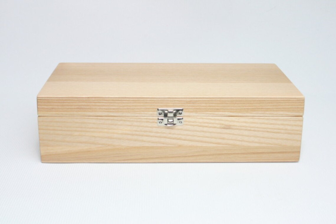 Wooden Box With 4 Compartments / Keepsake Box / Wooden Jewelry | Etsy