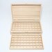 Wooden Storage Box With 100 Compartments / Collection Box With ...
