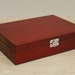 Red Wooden Gift Box / Keepsake Box 8.66 X 6.50 X 2.16 Inch / Red Box ...