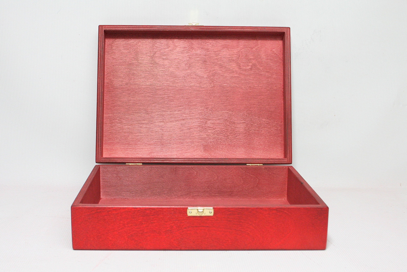 Red Wooden Keepsake Box / Wooden Gift Box / Wooden Storage Box - Etsy