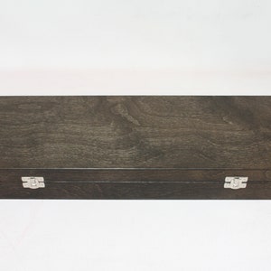 Wooden Gift and Keepsake Box / Dark Brown Box / Plywood Box 17.71 X 7. ...