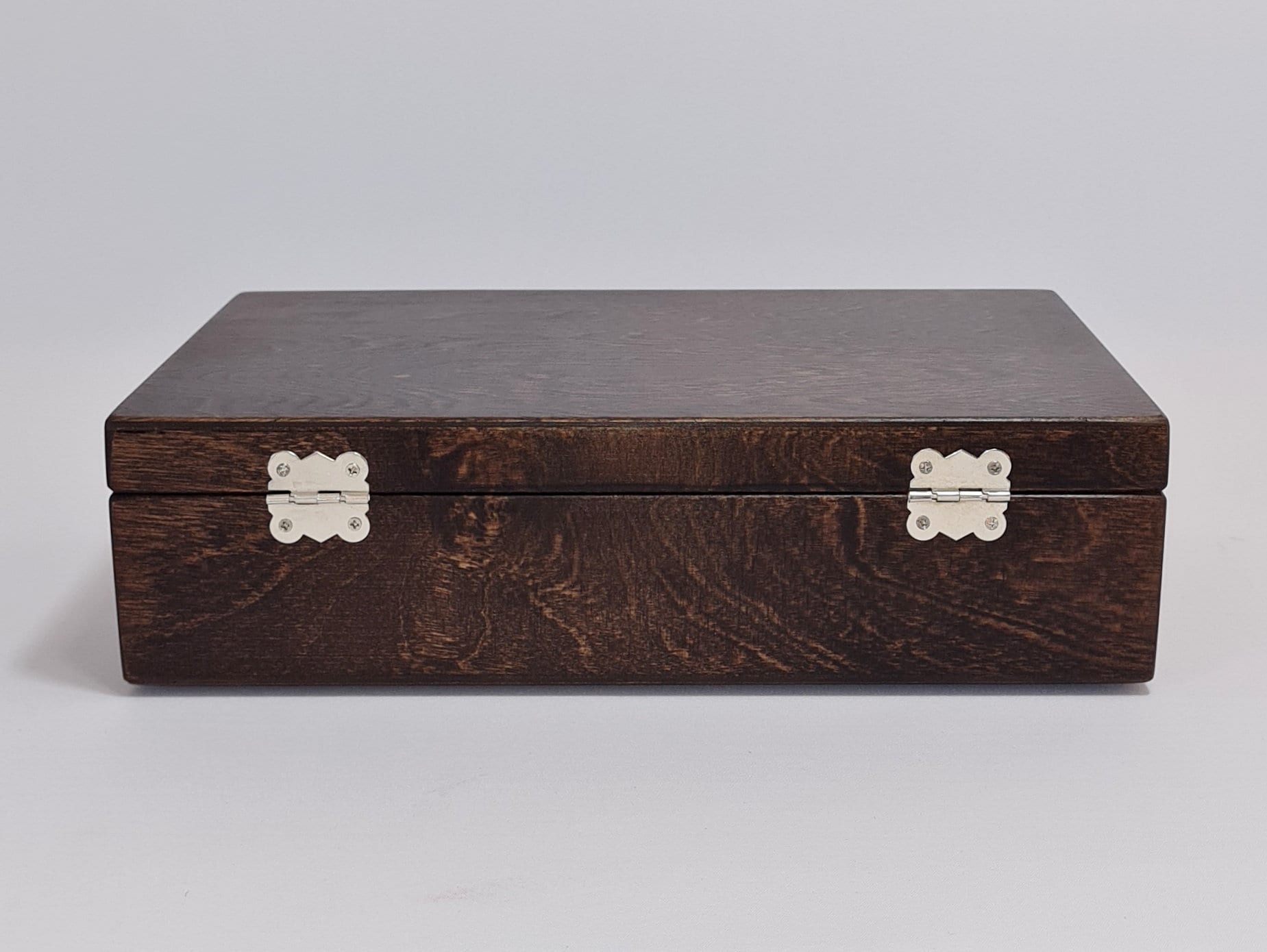Dark Brown Wooden Gift Box Keepsake Box Jewelry Box Storage Box Plywood Box 11 X 7.67 X 2.95 Inch Groomsman Gift Favor Box Etsy UK