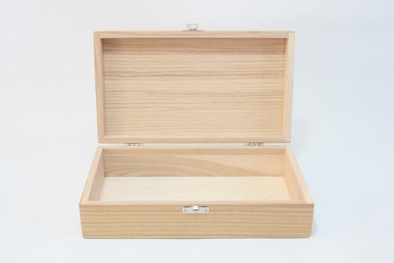 Wooden Gift Box / Keepsake Box / Wooden Storage Box / Ash Wood - Etsy