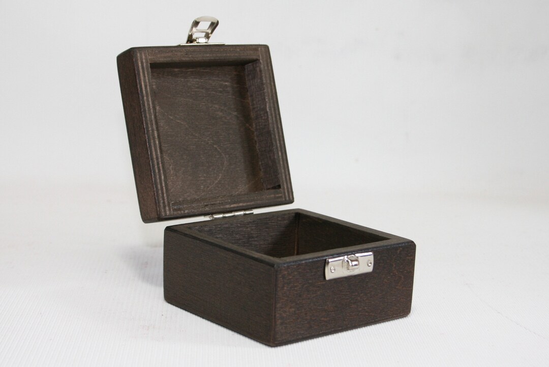 Small Gift Box / Keepsake Box / Dark Brown Box - Etsy