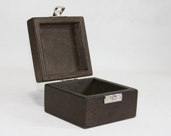 Small Gift Box / Keepsake Box / Dark Brown Box 3.94 X 2.75 X | Etsy