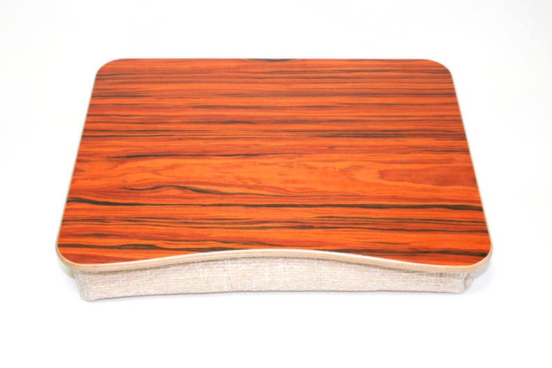 Wood Laptop Bed Tray / Rosewood iPad Table / Pillow Tray / | Etsy