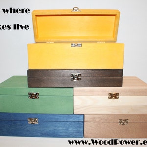 Wooden Gift Box / 4 Compartments Box / Storage Box / Keepsake Box ...