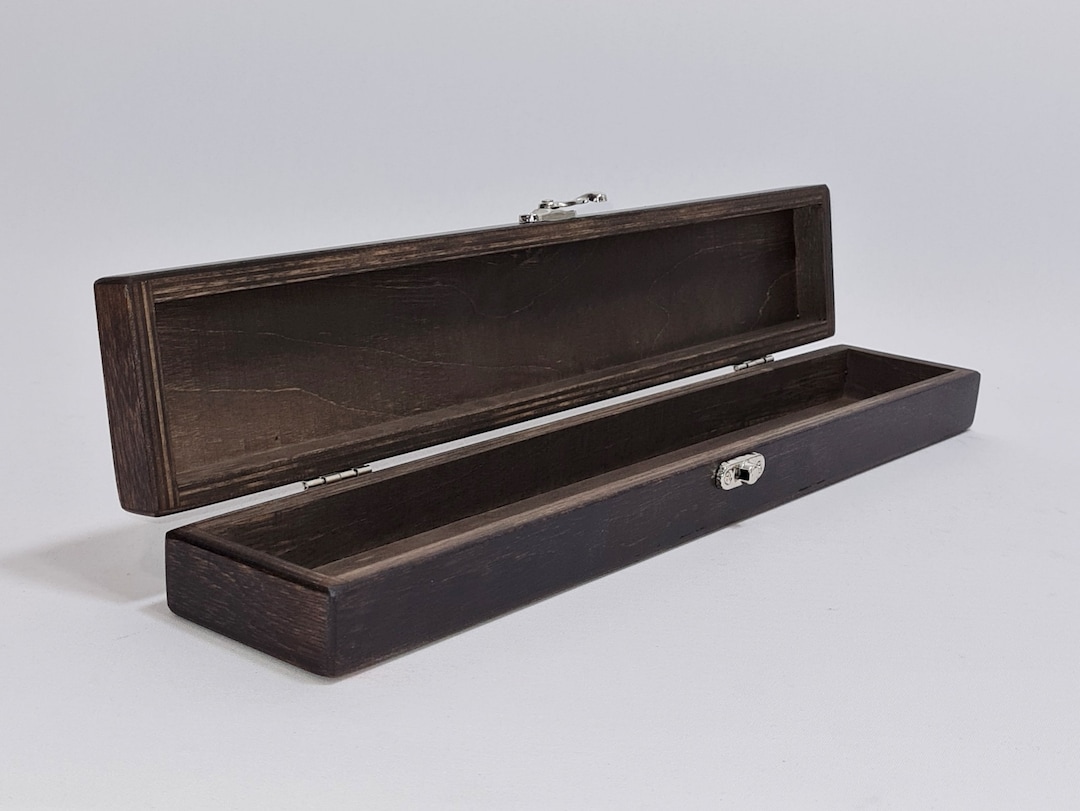 Knife Storage Box / Dark Brown / 15.35 X 2.16 X 1.57 Inch - Etsy