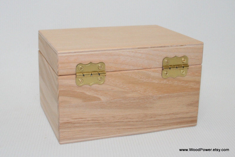 Wooden Gift Box / Wooden Keepsake Box / Ash Wood Box / Small - Etsy