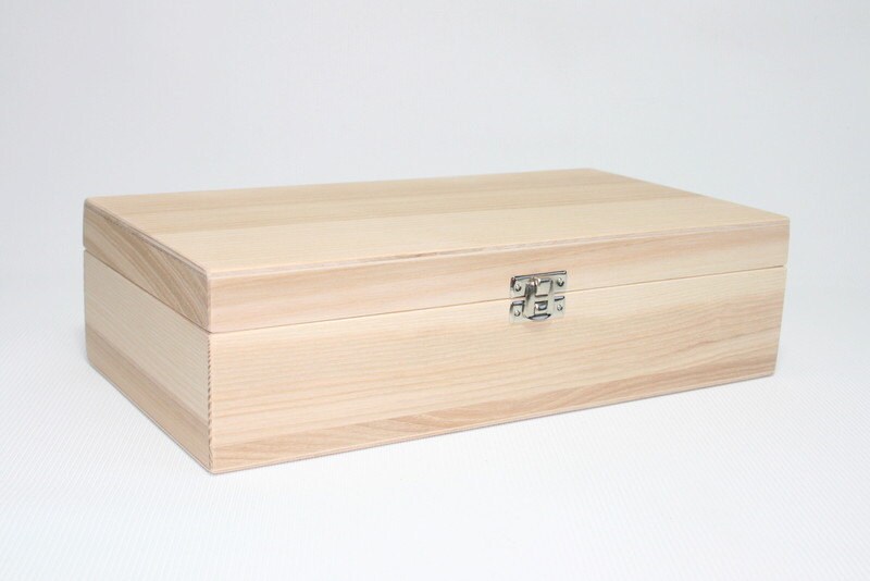 8 Compartments Gift Box / Ash Wood Box / Wooden Keepsake Box / | Etsy