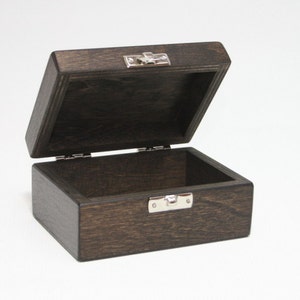 Small Gift Box / Keepsake Box / Dark Brown Box 3.94 X 2.75 X 1.57 Inch ...