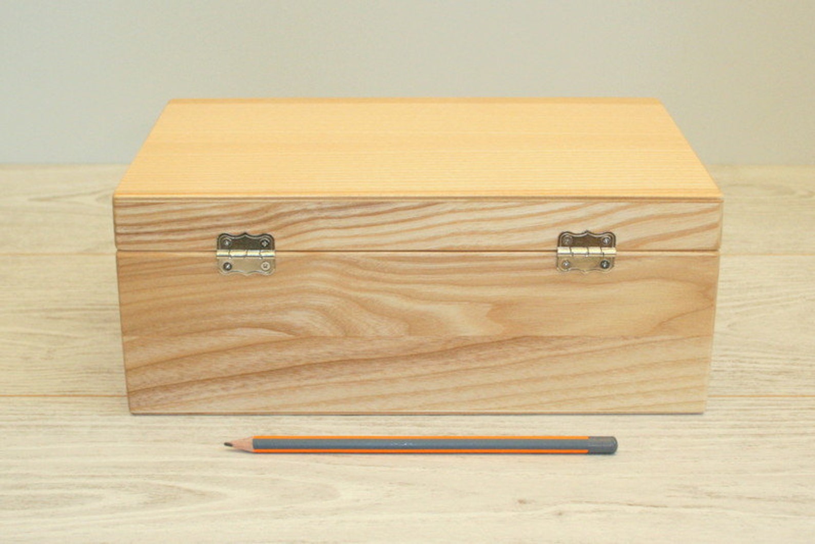 Wooden Keepsake Box / Ash Wood Box / Gift Box / Storage Box / | Etsy