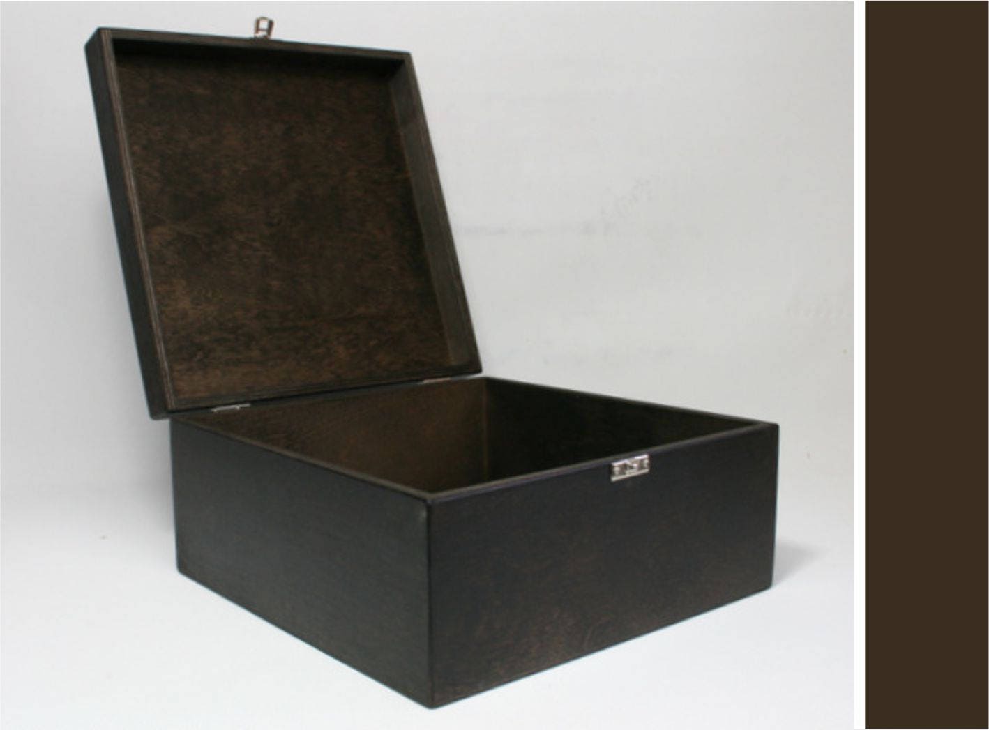 Wooden Box / 10x10x5 Inches / Storage Box / Dark Brown Box / - Etsy