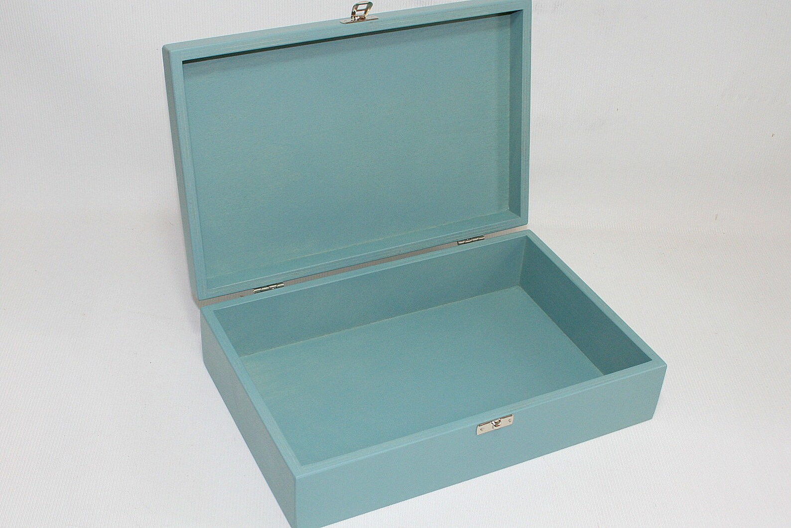 Light Blue Wooden Gift Box / Keepsake Box / Jewelry Box / - Etsy
