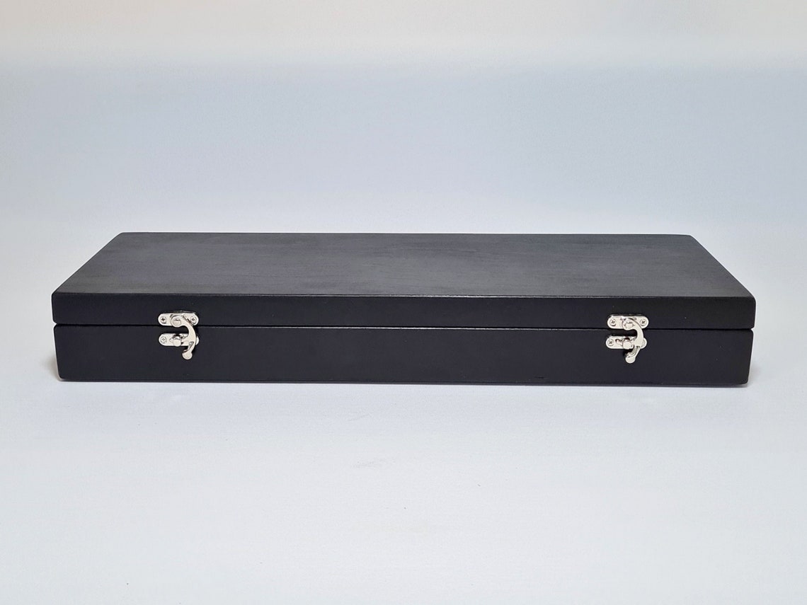 Wooden Gift Box / Black Box / Keepsake Box / Black Storage Box - Etsy