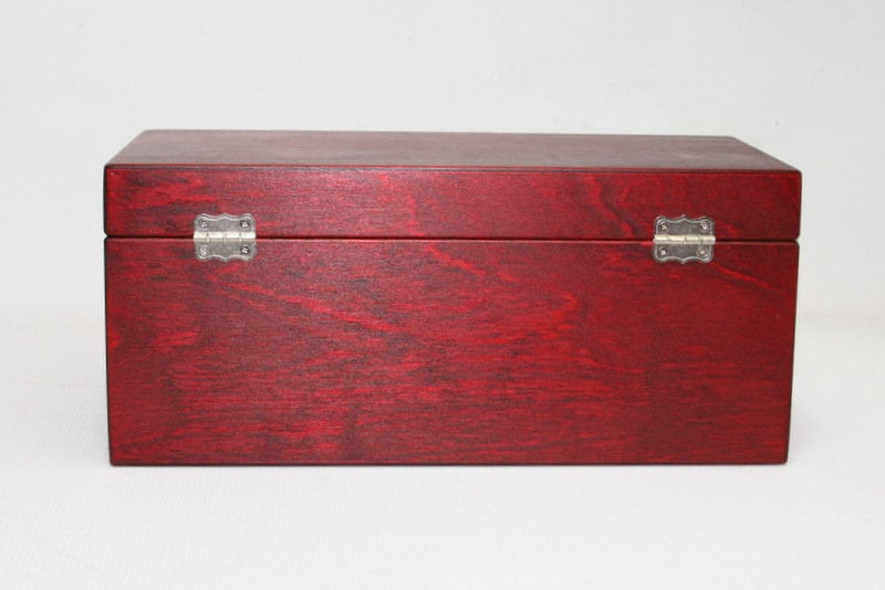 Red Wooden Box / 10x5x5 inches / Storage Box / Red Box / Gift | Etsy