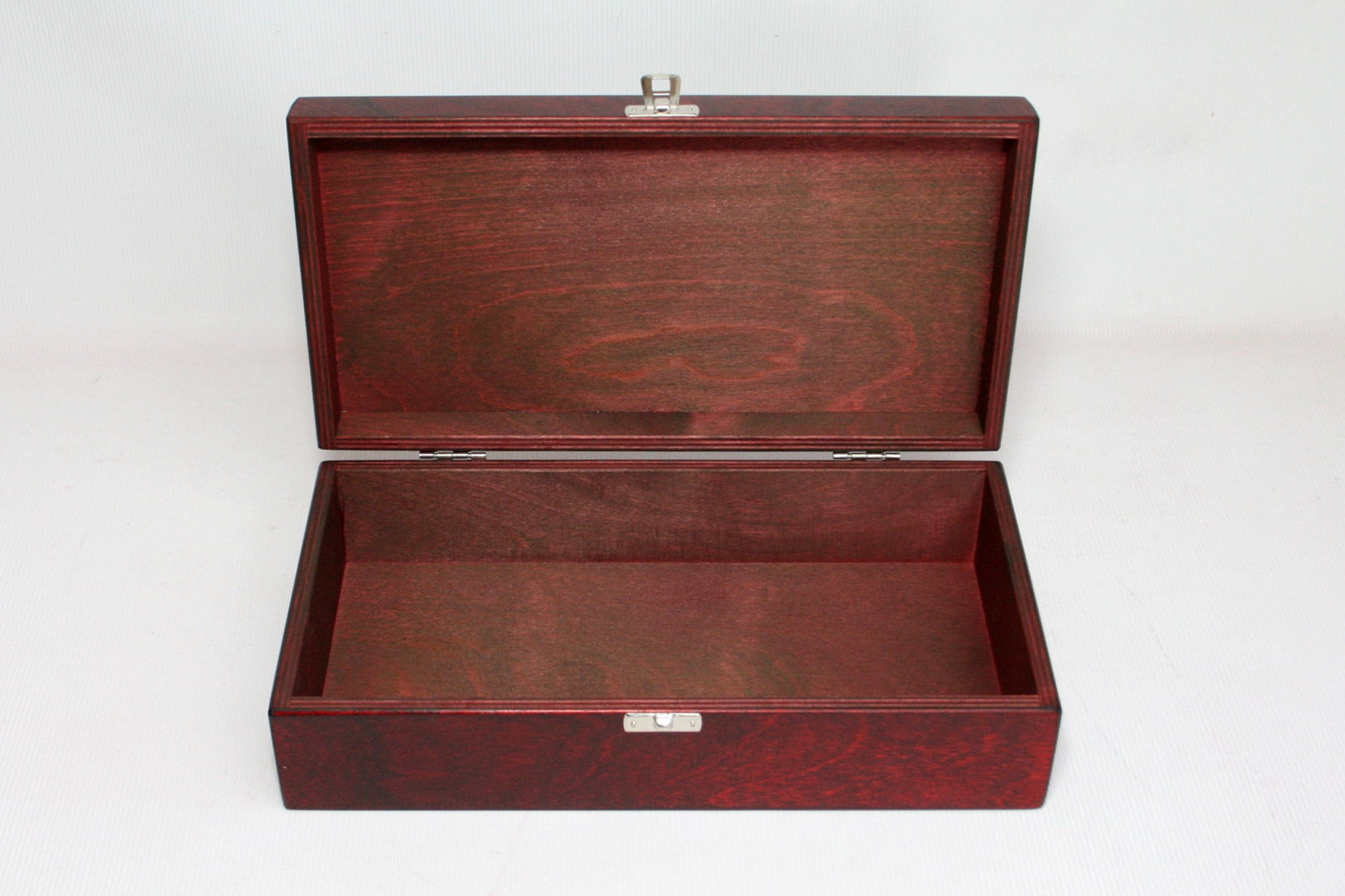 Wooden Keepsake Box / Dark Red Box / Jewelry Box / Storage Box - Etsy