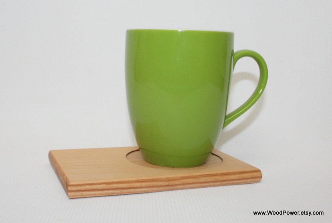 Wooden Mug Coaster - Etsy