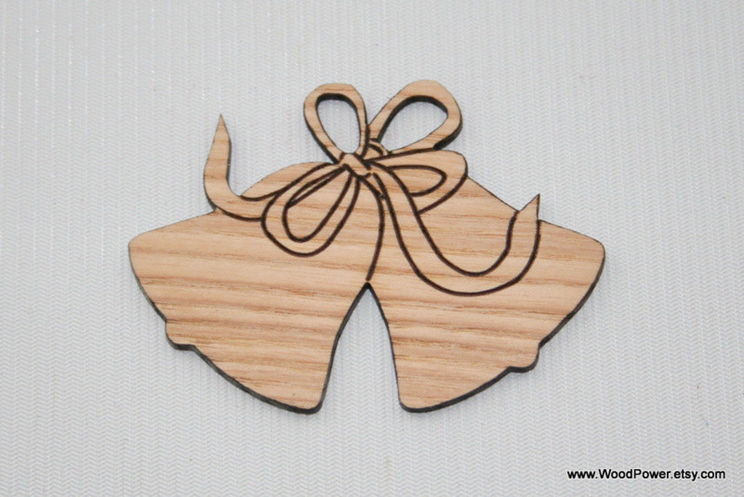 Wooden Jingle Bells / Christmas Decoration/ Christmas Tree Pendant ash ...