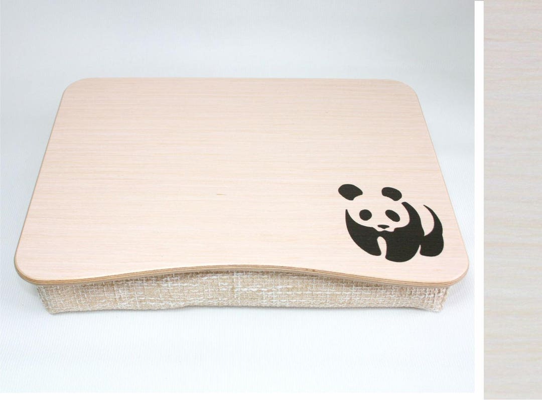 Panda Laptop Bed Tray: Veneered Plywood Breakfast Table - Etsy