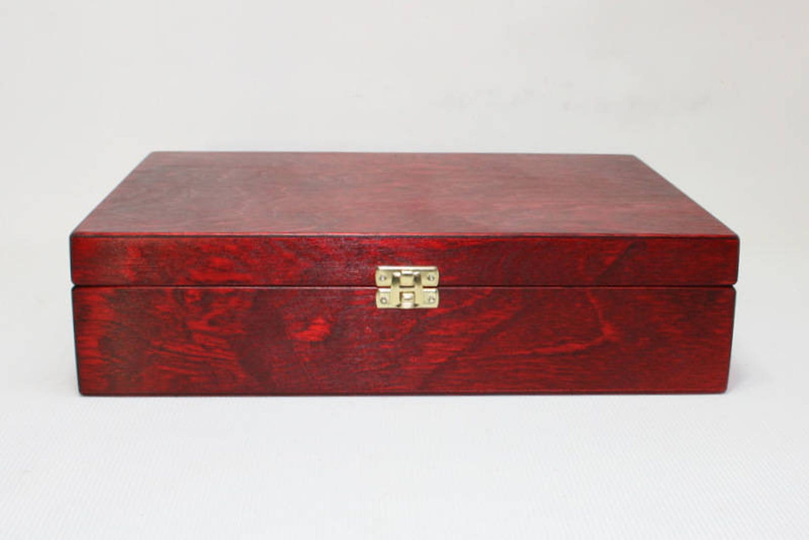 Wooden A4 Size Box / Red Wooden Box / A4 Size Storage Box / 12 - Etsy