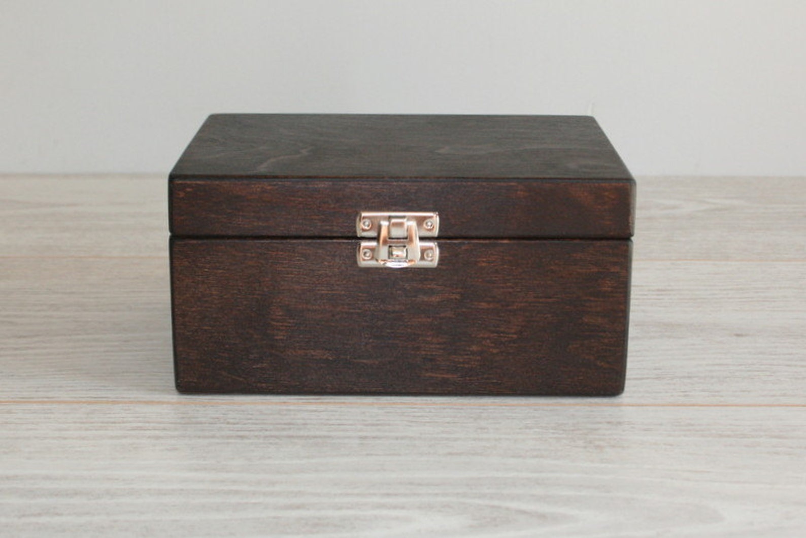 Dark Brown Plywood Keepsake Box: Wooden Gift & Storage (6x4x3 Inch) - Etsy