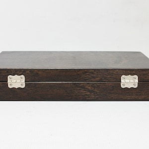 Dark Brown Wooden Keepsake Box / Gift Box / Storage Box/ Dark Brown ...