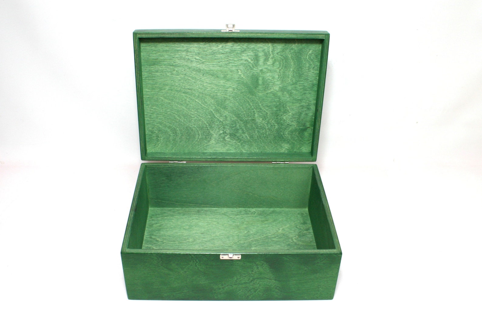 Wooden A4 Size Box / Dark Green Wooden Box / A4 Size Storage | Etsy