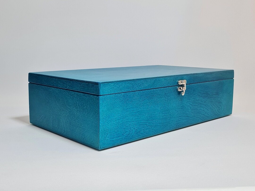 Large Storage Box / Big Wooden Box / Wooden Gift and Keepsake Box ...