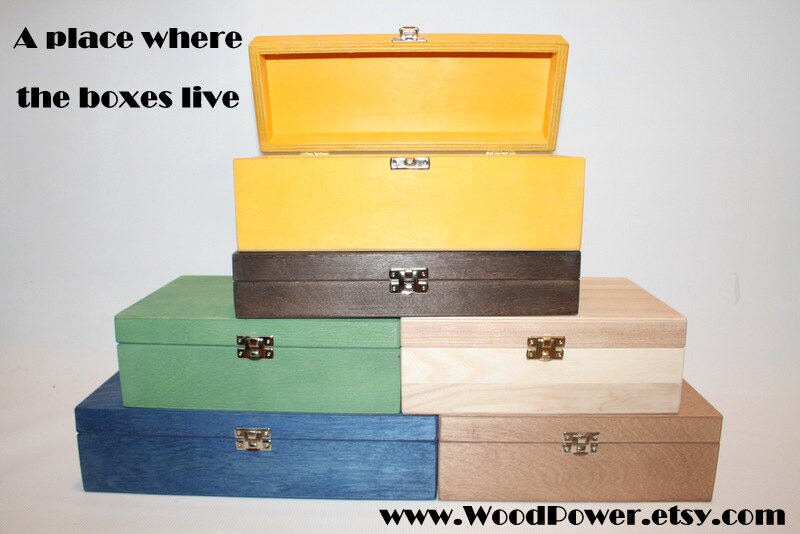 Red Wooden Box / 10x5x5 inches / Storage Box / Red Box / Gift | Etsy