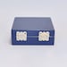 Small Gift Box / Keepsake Box / Dark Blue Box 4.13 X 5.31 X 1.37 Inch ...