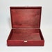Wooden A4 Size Box / Red Wooden Box / A4 Size Storage Box / 12 X 8.66 X ...