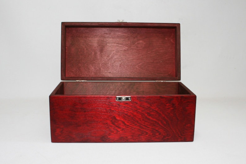 Red Wooden Box / 10x5x5 Inches / Storage Box / Red Box / Gift - Etsy