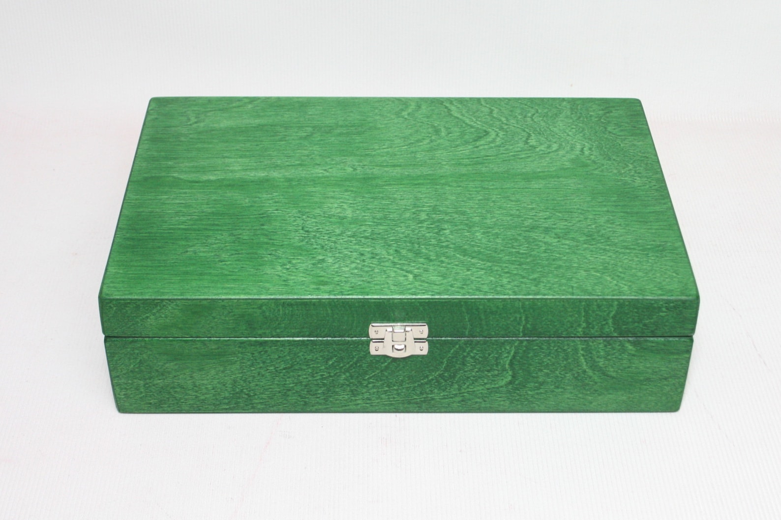 10 Compartments Tea Box / Dark Green Box / Wooden Keepsake Box - Etsy