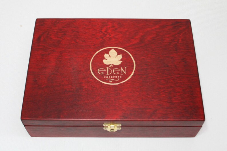 10 Compartments Wooden Storage Box / Red Collection Box / - Etsy