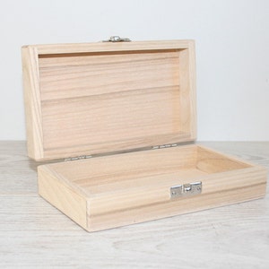 Small Wooden Gift Box / Keepsake Box / Ash Wood Box / Natural Wood Box ...