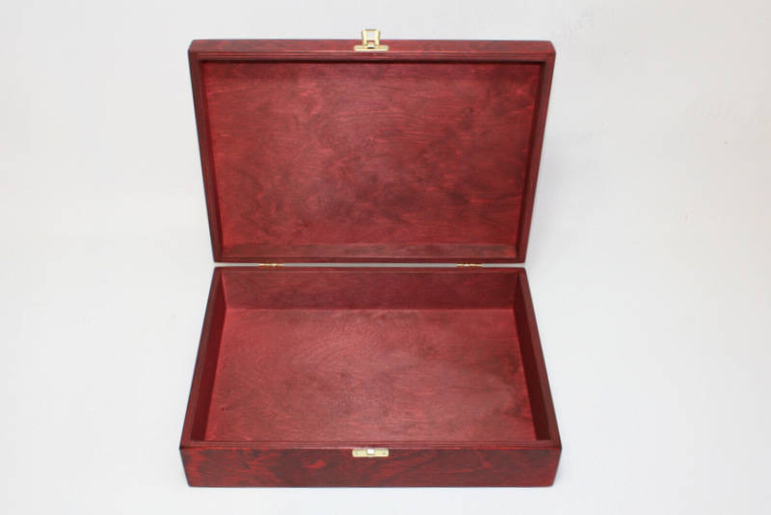 Wooden A4 Size Box / Red Wooden Box / A4 Size Storage Box / 12 - Etsy