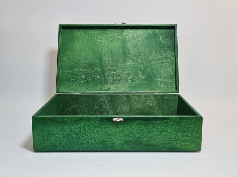 Large Storage Box / Big Wooden Box / Wooden Gift and Keepsake Box ...