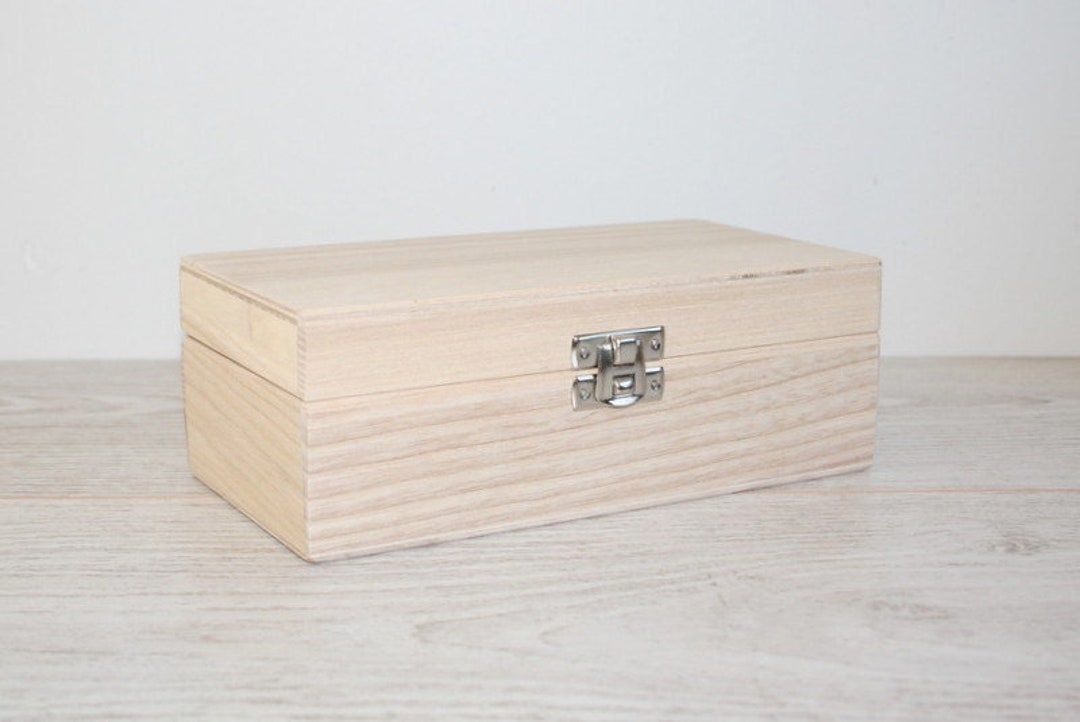 Ash Wood Keepsake Box / Gift Box / Natural Wood Box / Eco Gift 6.69 X 3 ...
