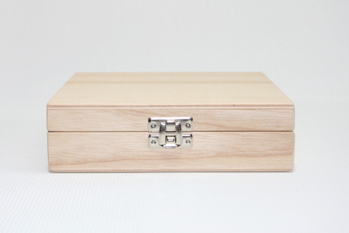 Wooden CD Box / Keepsake Box / CD Gift Box / CD Storage Box / | Etsy