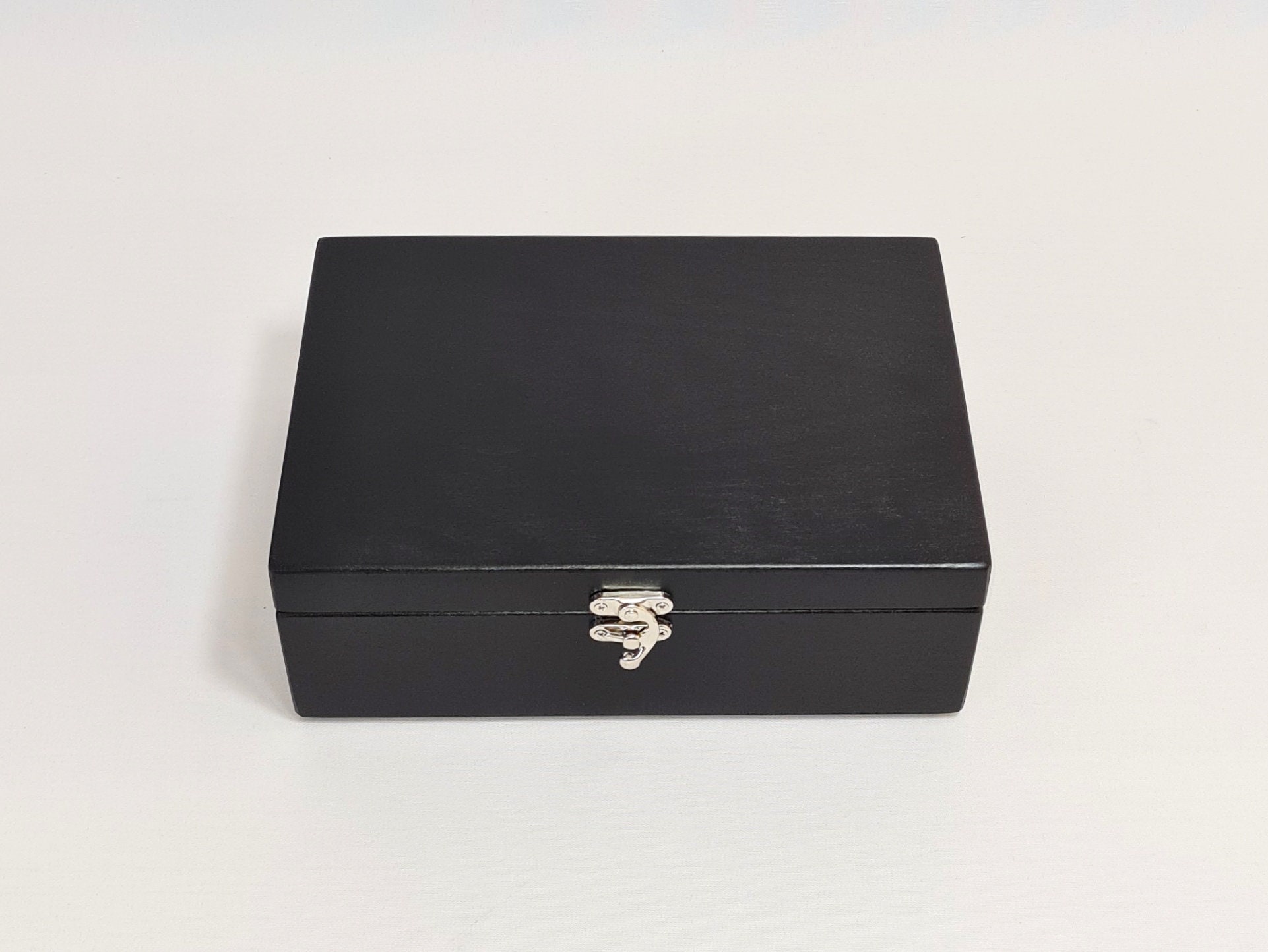 Small black wooden box store
